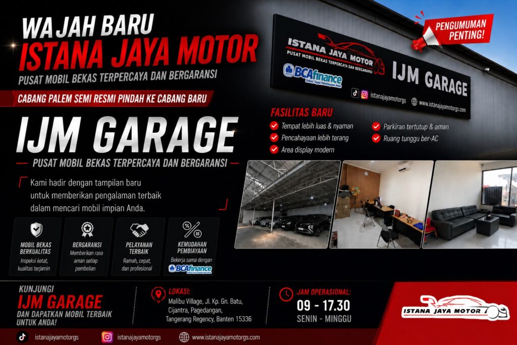 ISTANA JAYA MOTOR CABANG PALEM SEMI RESMI PINDAH KE CABANG BARU IJM ...