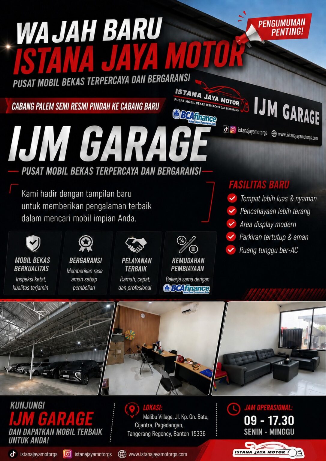 ISTANA JAYA MOTOR CABANG PALEM SEMI RESMI PINDAH KE CABANG BARU IJM ...